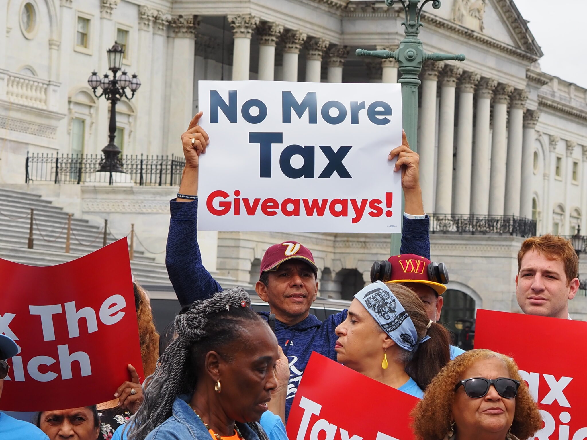 Progressive Groups Rally in DC for Tax Justice Ahead of 2025 Tax Code Reset
