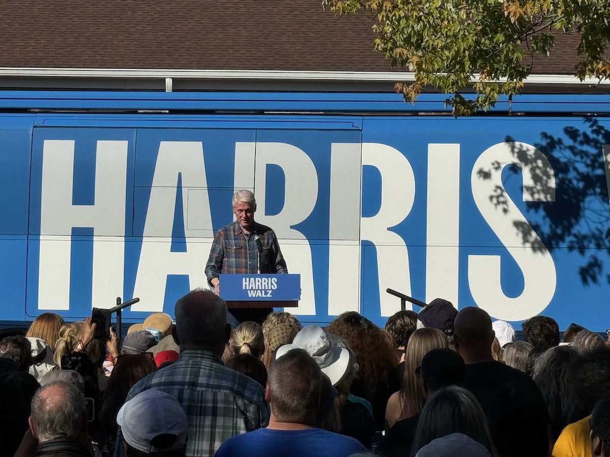 Bill Clinton Rallies for Kamala Harris in Raleigh, Warns of Trump Return
