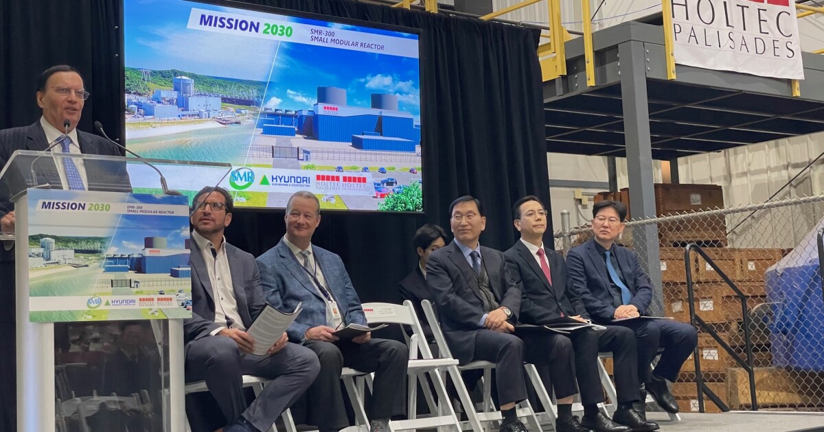 Holtec Plans to Build New Small Modular Reactors in Southwest Michigan