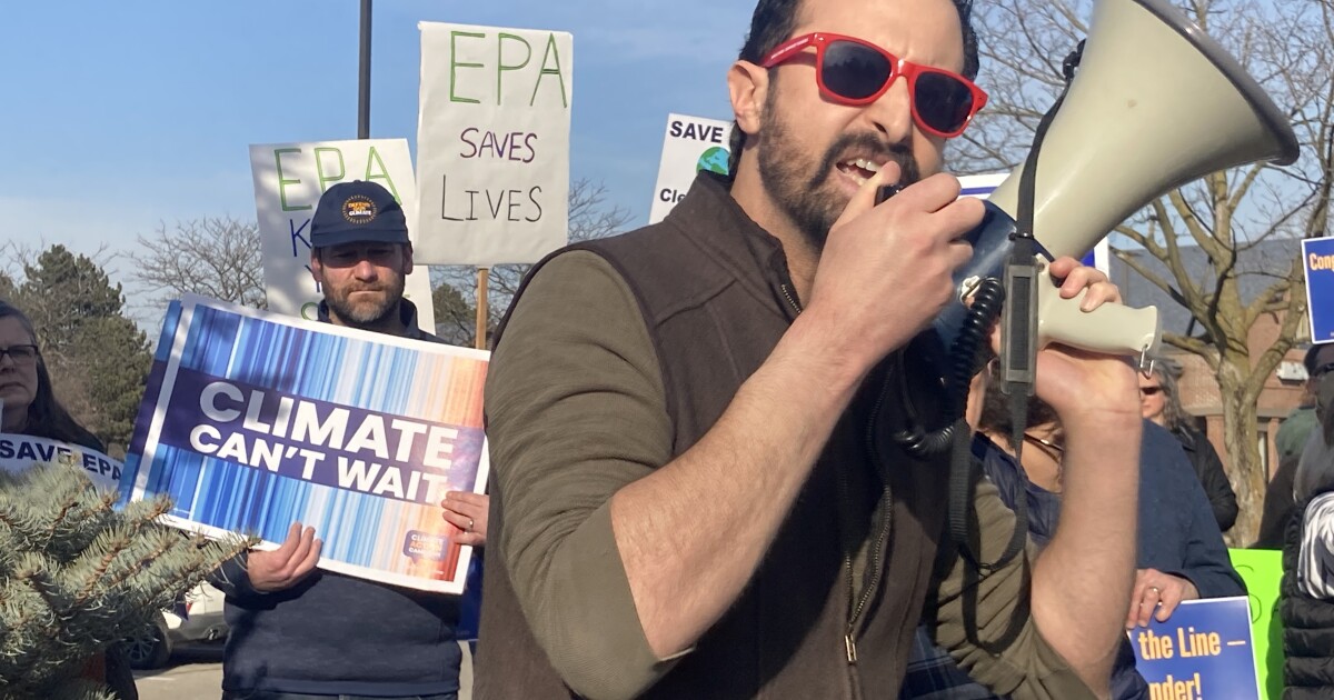 Protesters Rally Against EPA Rollbacks and Job Cuts in Ann Arbor