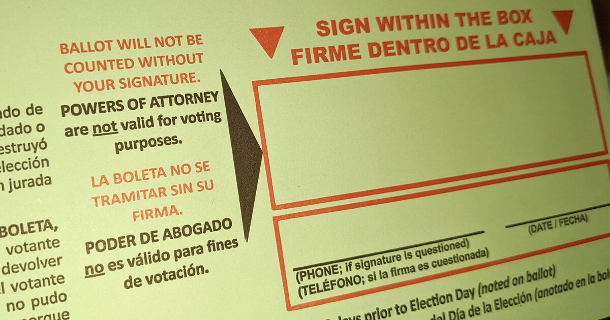 Arizona Appeals Court Upholds Signature Verification Methods for Ballots
