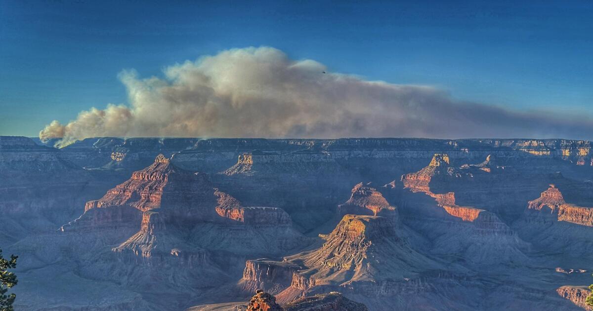 Dragon Bravo Fire Burns Over 123,000 Acres Near Grand Canyon’s Rim